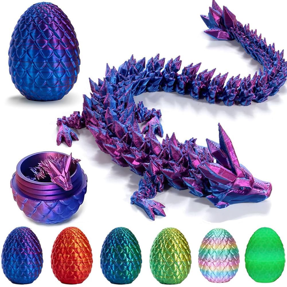 Mua 3D Printed Dragon Egg, Mystery Crystal Dragon Egg Fidget Toys ...