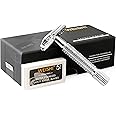 Amazon.com: WEISHI Butterfly Open Double Edge Safety Razor Chrome Short ...