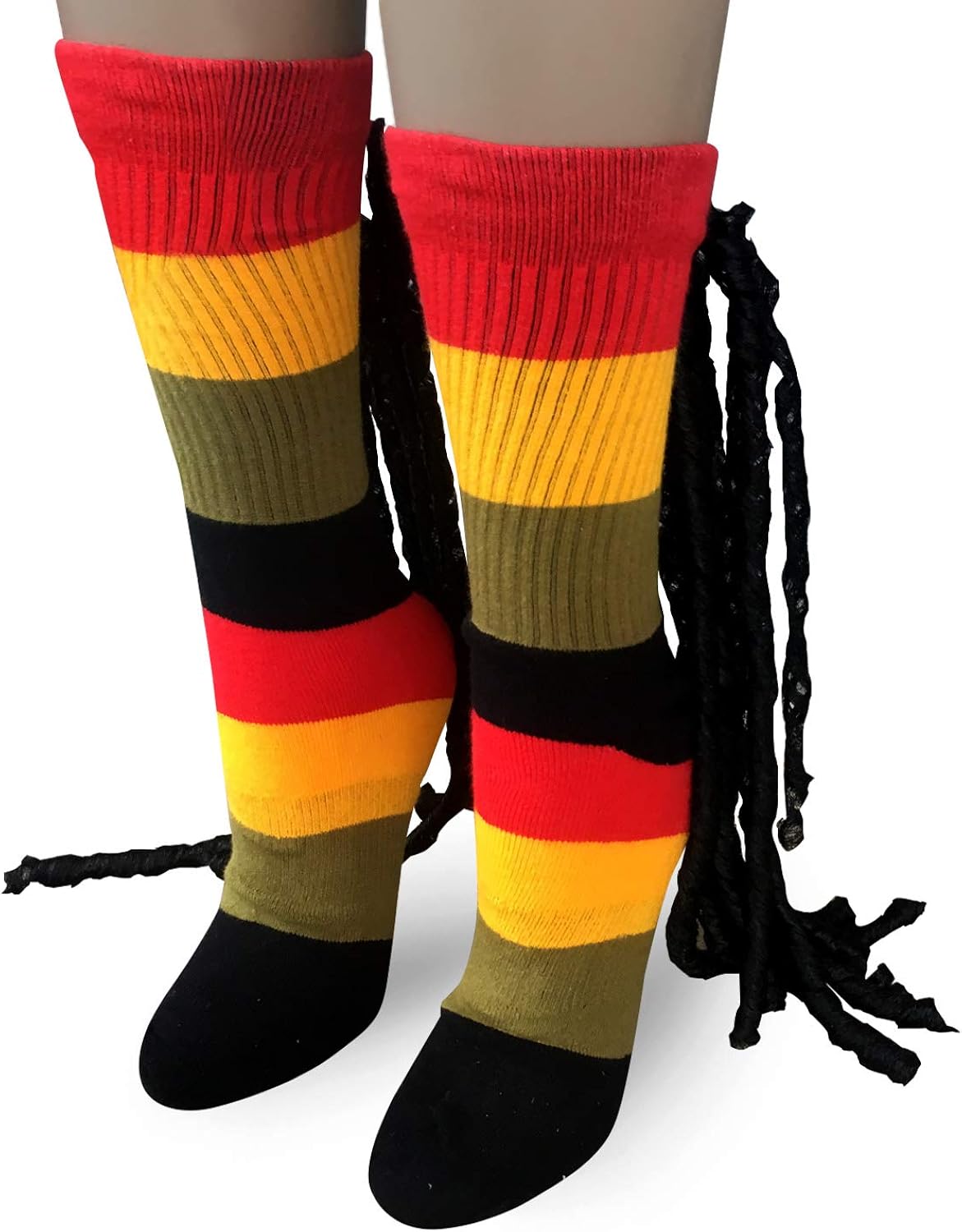 Lock Socks - Dreads for Your feet, mon - Novelty Socks for Men - Red ...