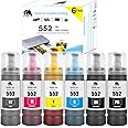 Amazon.com: LiTuhorse 552 Ink Bottles Replacement for Epson 552 Ink ...