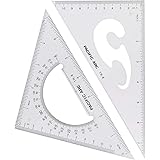 Amazon.com : Mr. Pen Architectural Triangular Ruler Set with 12 Inch ...