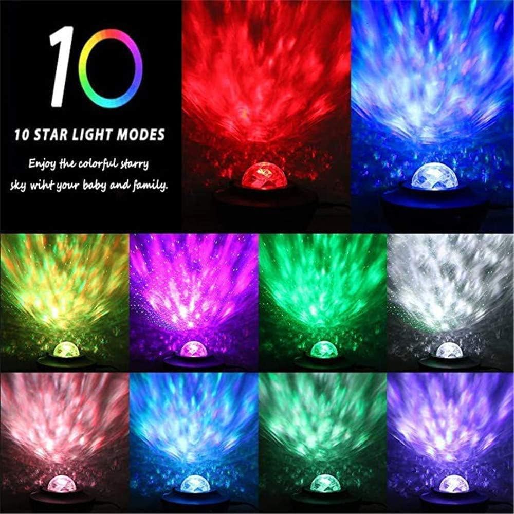 LucaSng Proyector de Luz Estelar, 2 en 1 LED Cambiar Color Reproductor ...
