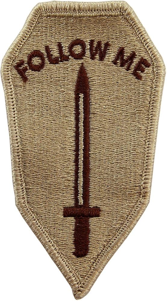 Amazon.com: Infantry School (FOLLOW ME) Patch Desert: Clothing