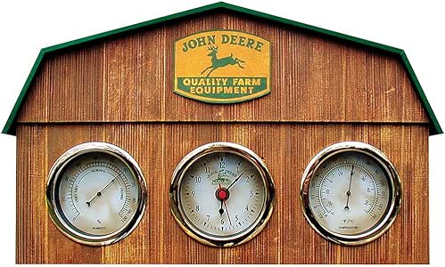Amazon.com : John Deere Barn Weather Center: Barn Shaped - Includes ...