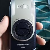 Braun PocketGo M90 MobileShave Portable Shaver, Travel Shaver: Amazon ...