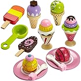 Amazon.com: Kids Ice Cream Toy Set - Pretend Play Sweet Treats Ice ...