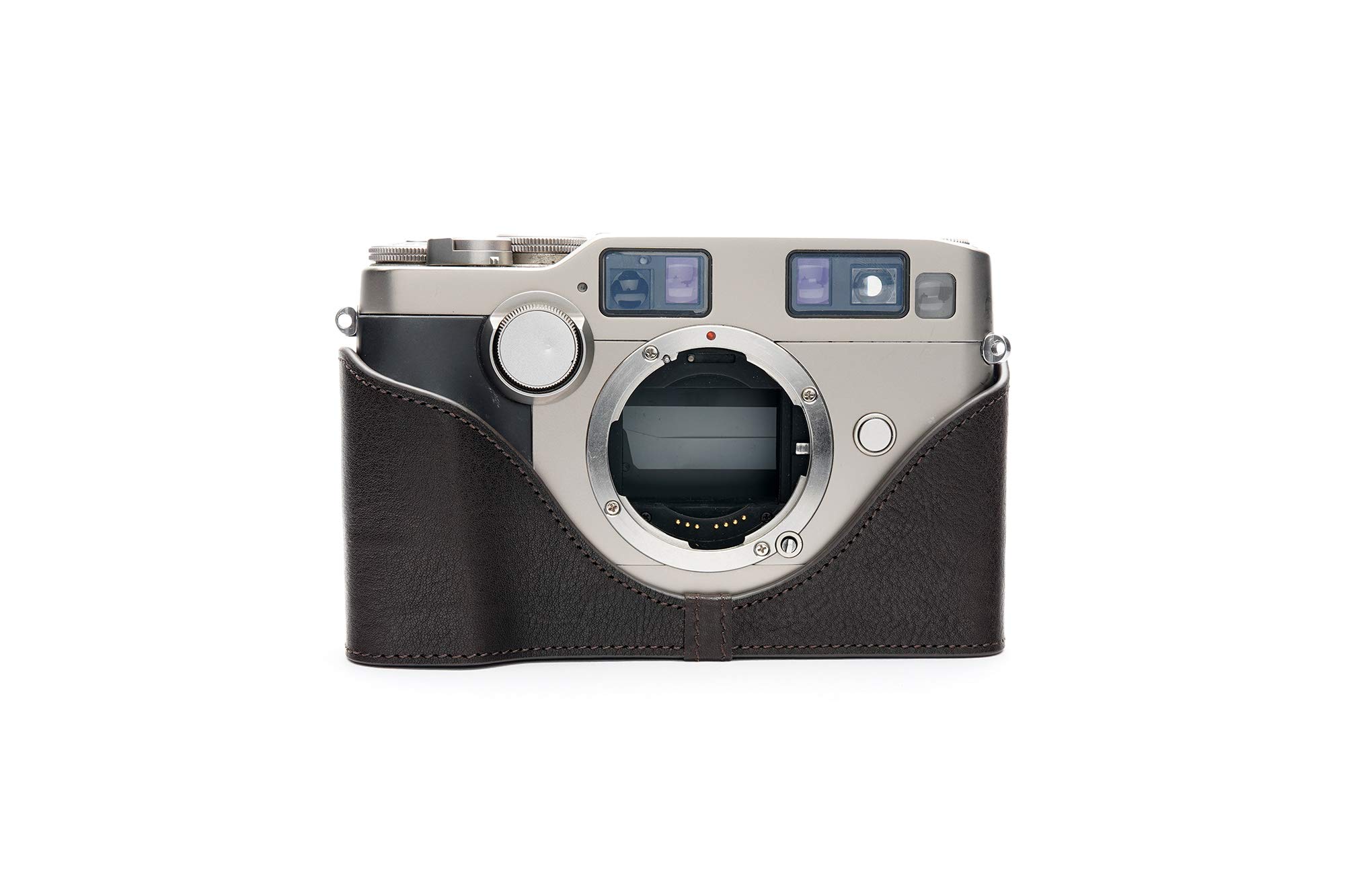 Contax G2 Case, BolinUS Handmade Genuine Real Leather Half Camera Case ...