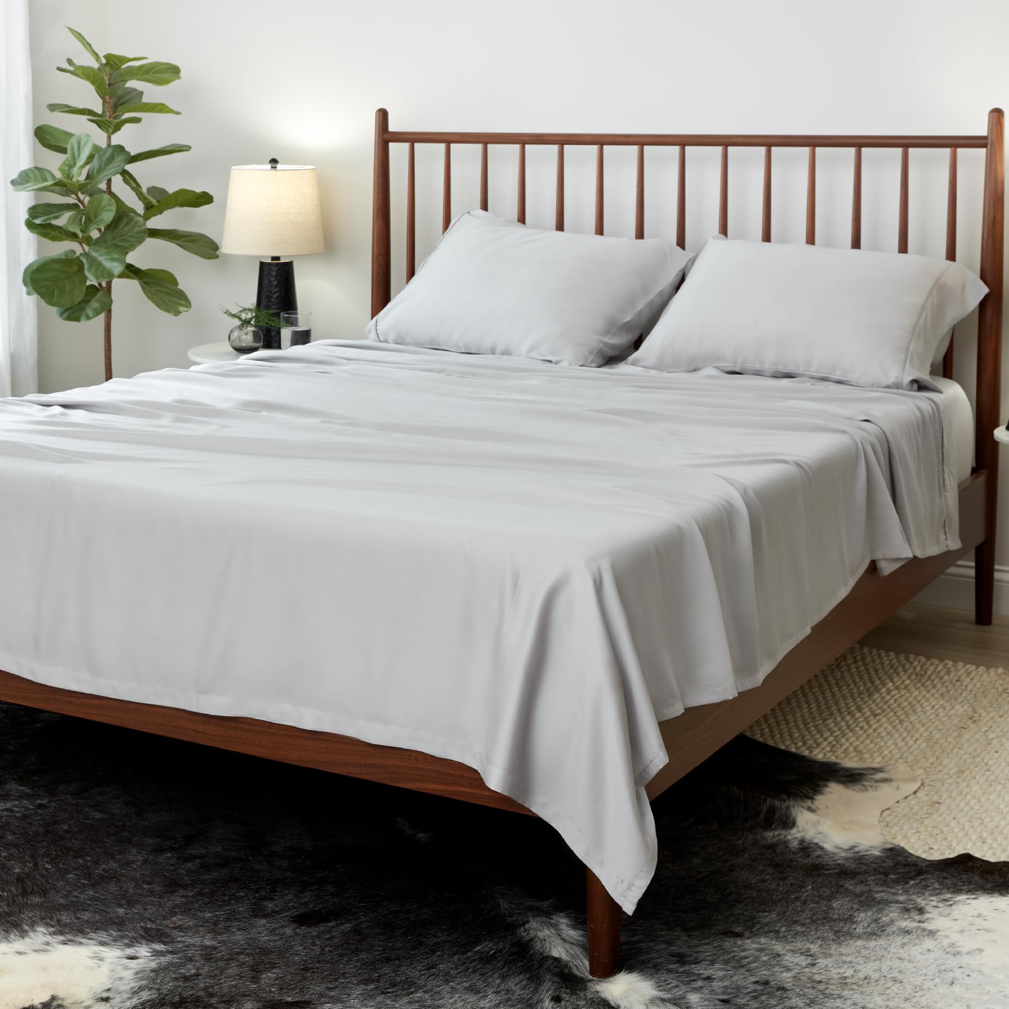 SHEEX Arctic Aire MAX Sheet Set, Ultrasoft Cooling Sheets with 1 Flat ...
