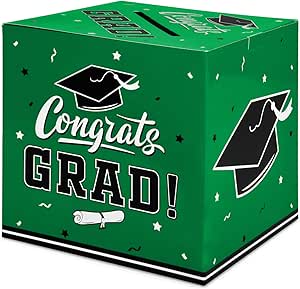 Amazon.com: Graduation Party Decorations Graduation Box Graduation Card ...