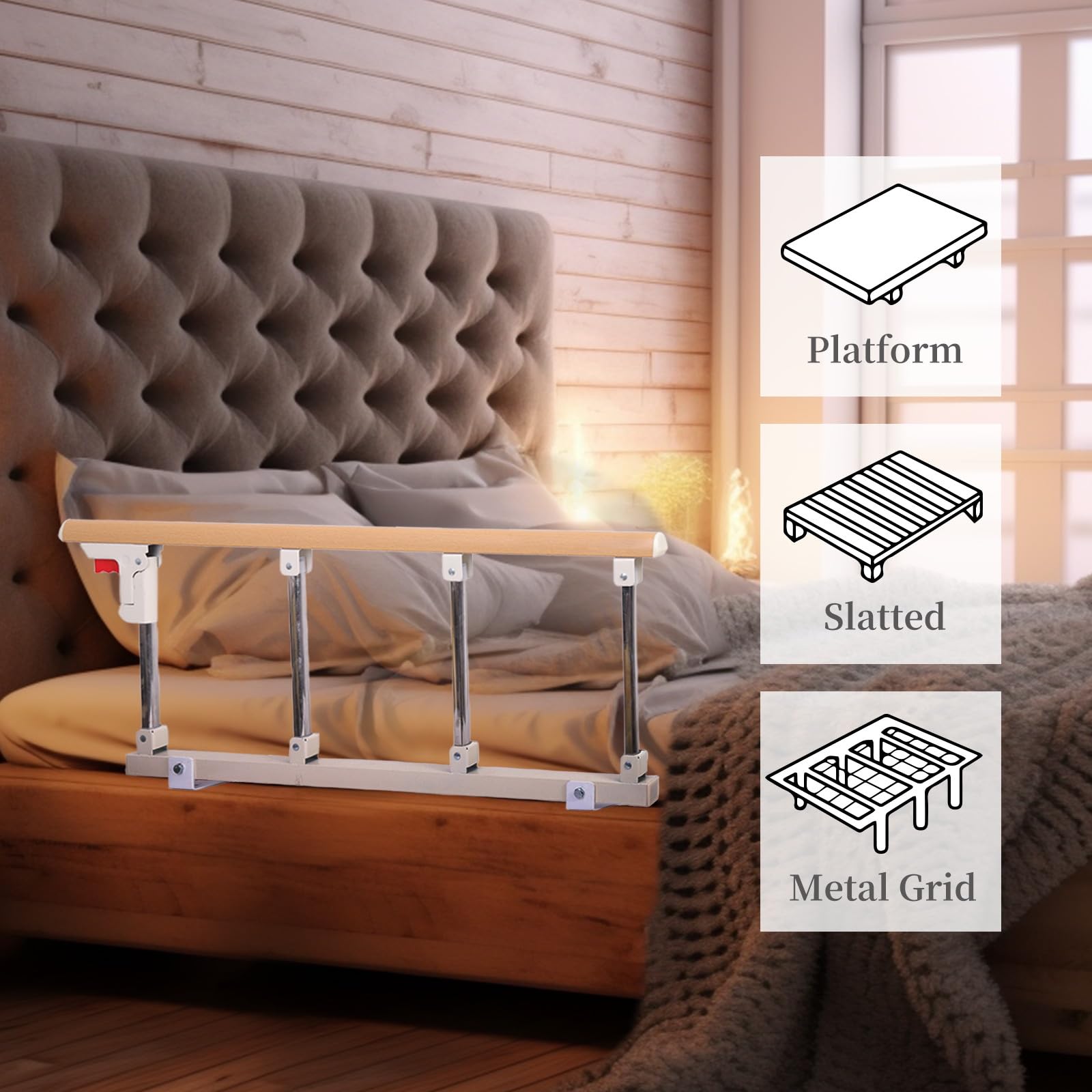 Mua Bed Rails for Elderly Adults, Rail Assist for Seniors Safety ...