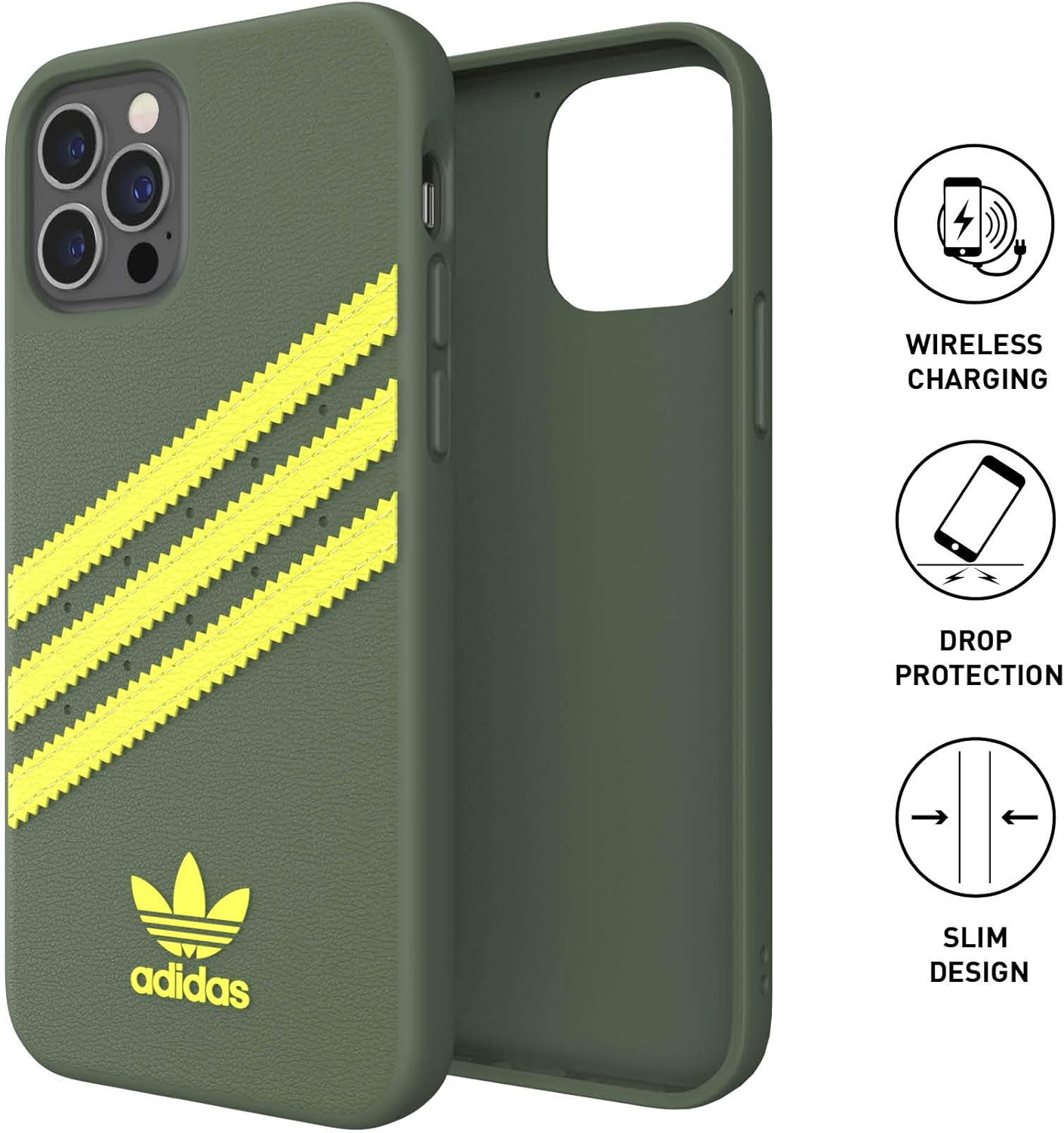 adidas Case Designed for iPhone 12 / iPhone 12 Pro 6.1, Drop Tested ...