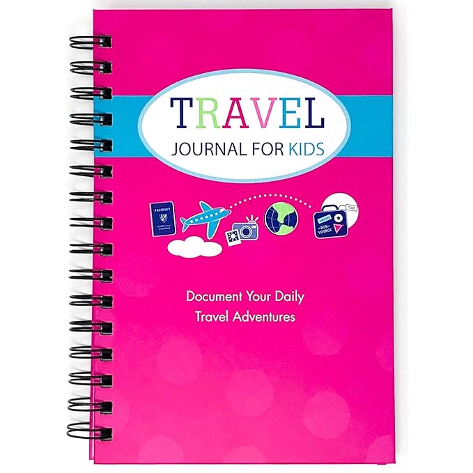 Amazon.com: Travel Journal for Kids- Fun and Easy Way to Document ...