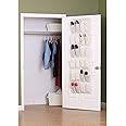 Amazon.com: Household Essentials Over The Door 24 Packet Shoe Storage ...