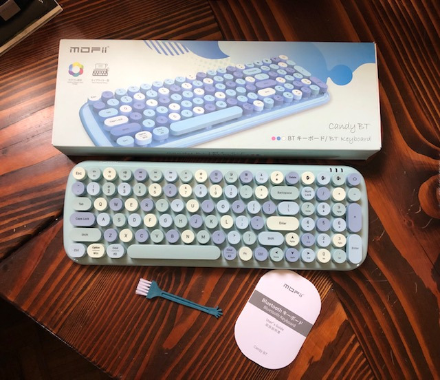 Limited Edition Pastel Blue Retro Typewriter Keyboard and Mouse Combo ...