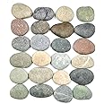 Amazon.com: 24 Extra-Large Rocks for Painting – Bulk Multi-Colored ...