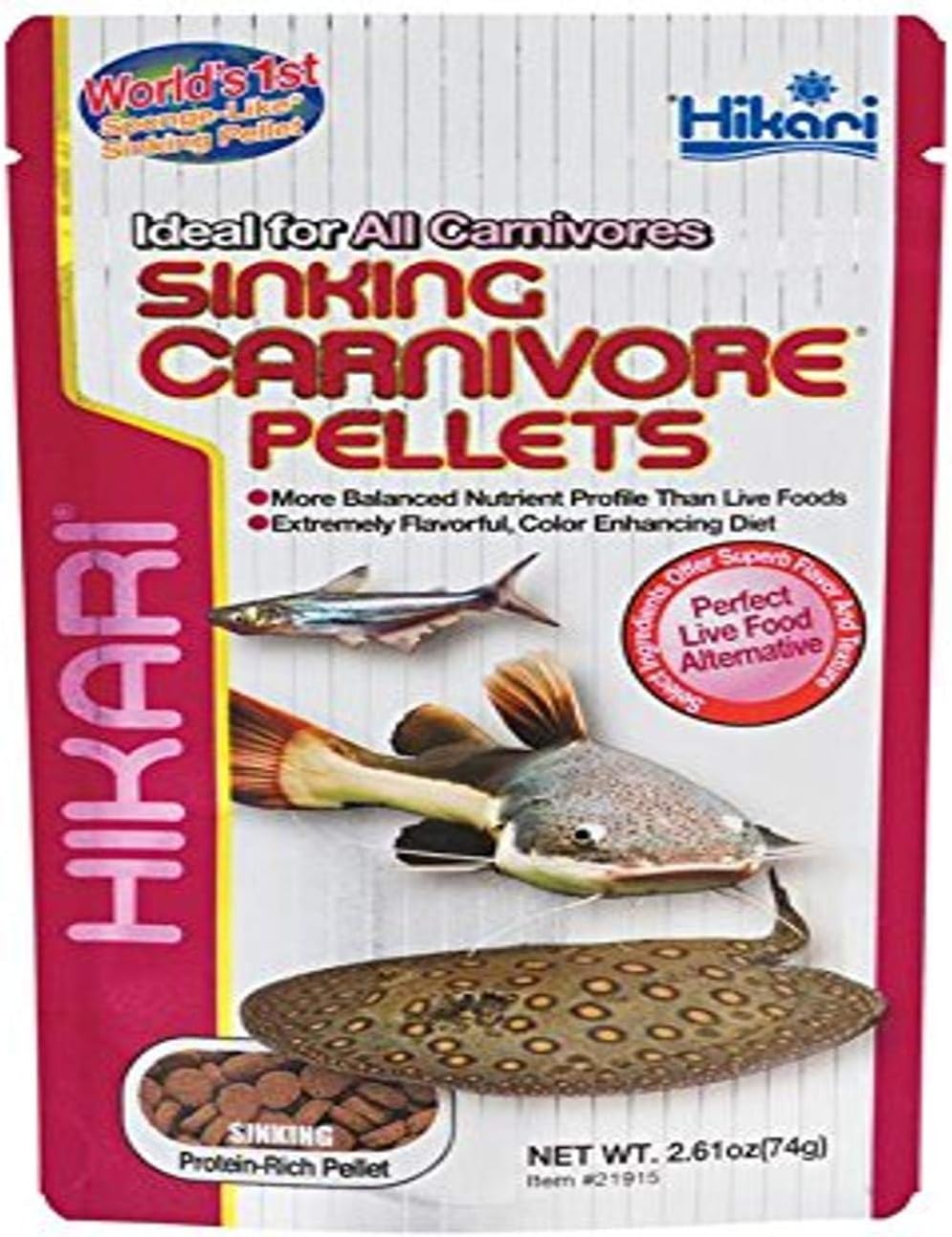 Hikari Sinking Carnivore Pellets for Pets, 2.61-Ounce: Amazon.ca: Pet ...