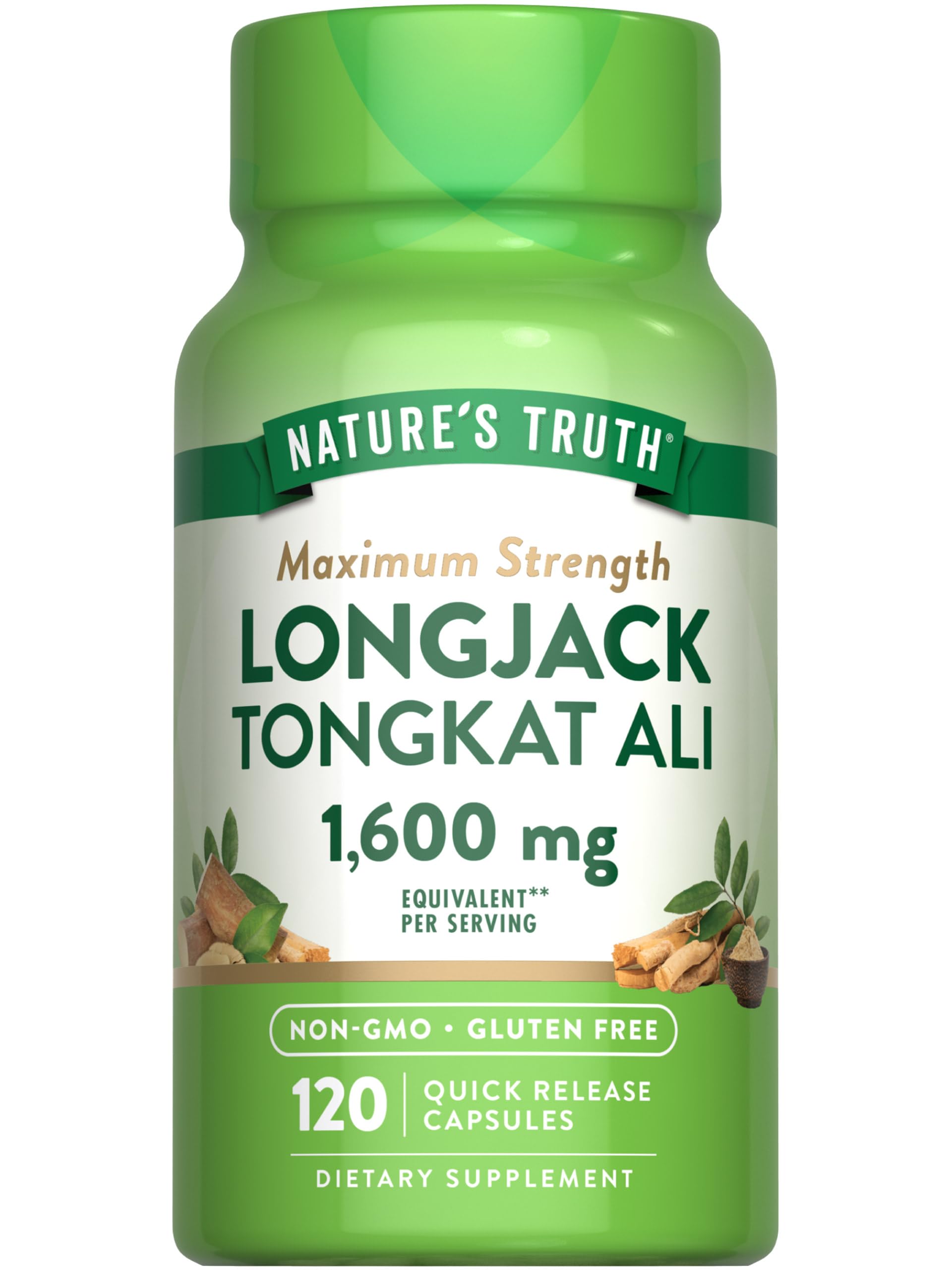 Mua Nature's Truth Longjack Tongkat Ali | 1600mg | 120 Capsules | Max ...