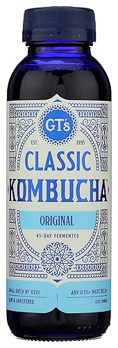 GT's CLASSIC KOMBUCHA Original - 10 fl oz Bottle - Raw Fermented Tea ...