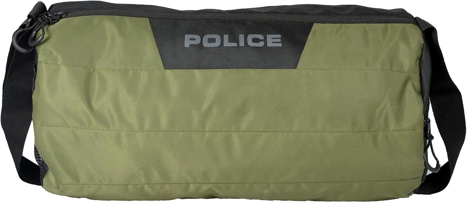 Buy Police Hedge Duffle Bag - Army Green/Black at Amazon.in