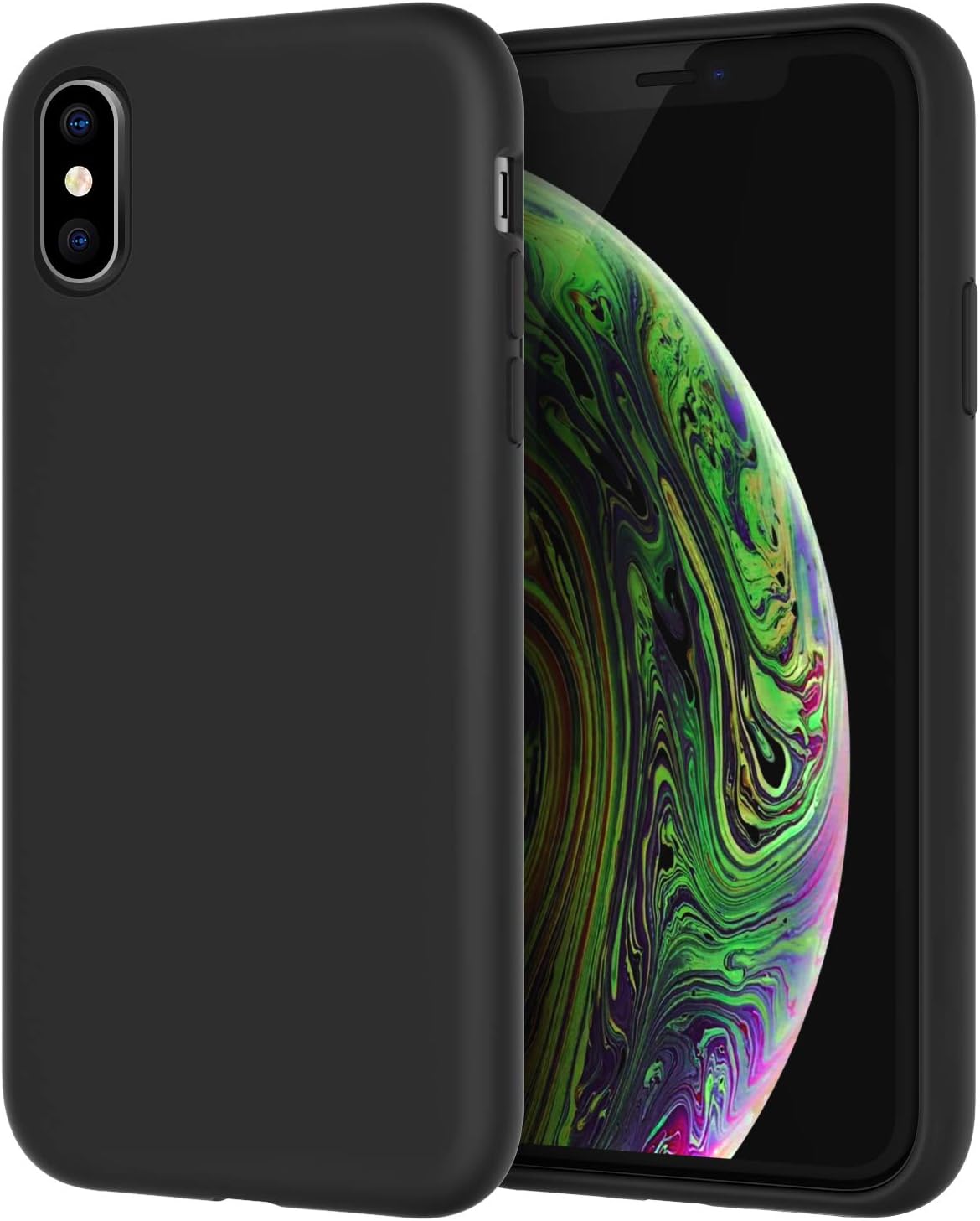 JETech Coque en Silicone Compatible avec Apple iPhone X, iPhone XS ...