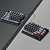 Keychron Q11 QMK/VIA TKL Split Keyboard Ergonomic, 91 Keys 75% Layout ...