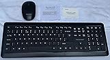 TECKNET Wireless Keyboard and Mouse Set, 2.4G Full-Size Ergonomic ...