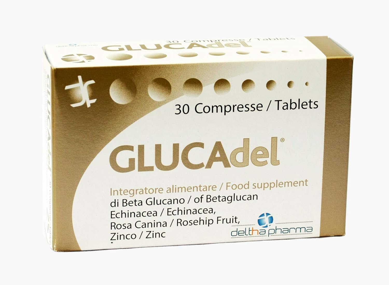 Glucadel Integratore Alimentare a base di Beta Glucano, Vitamina C Naturale (da Rosa canina ...