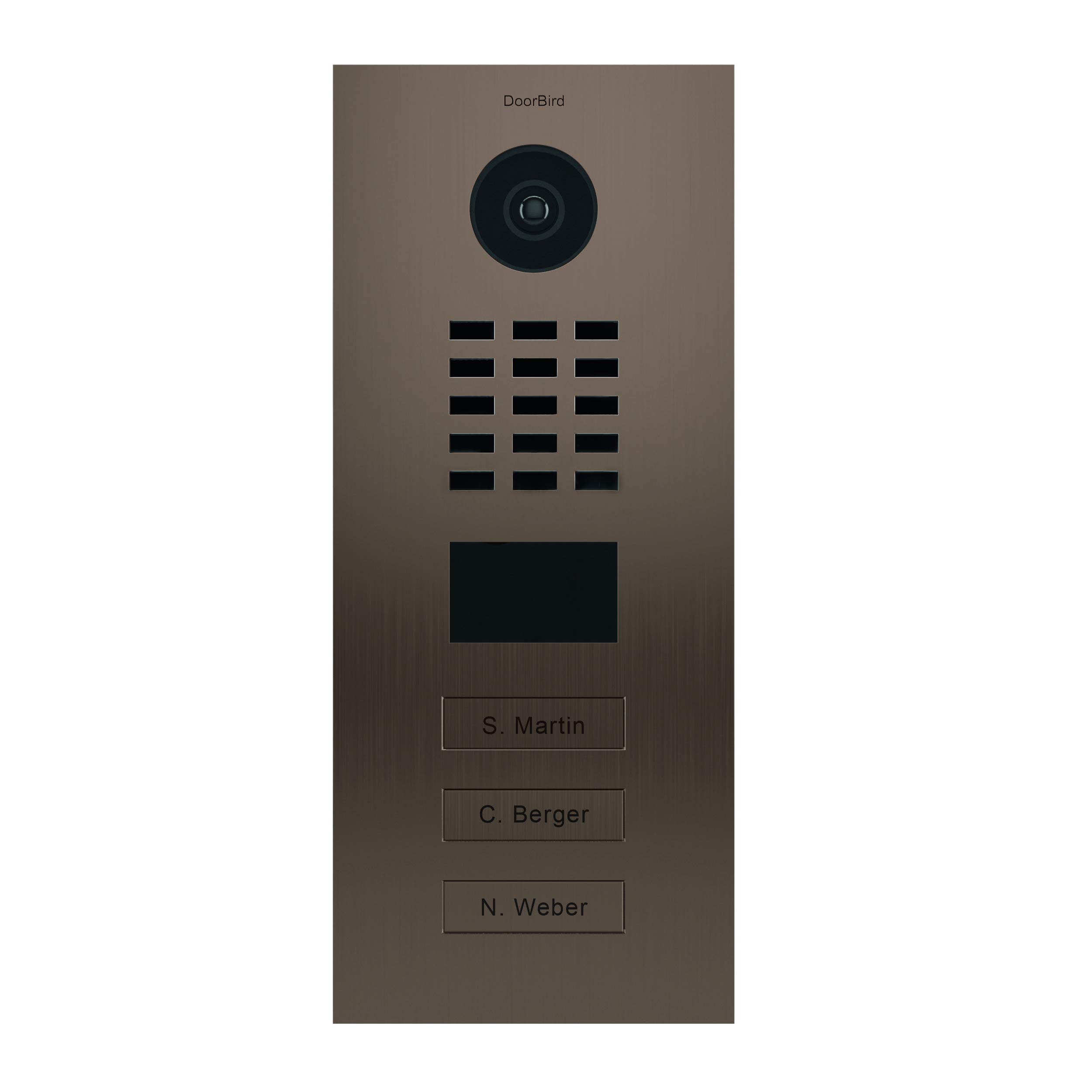 Buy DoorBird IP Video Door Station Flush-ed, Brushed Stainless Steel ...