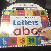 Amazon.com: Wipe Clean: Letters (Wipe Clean Learning Books ...