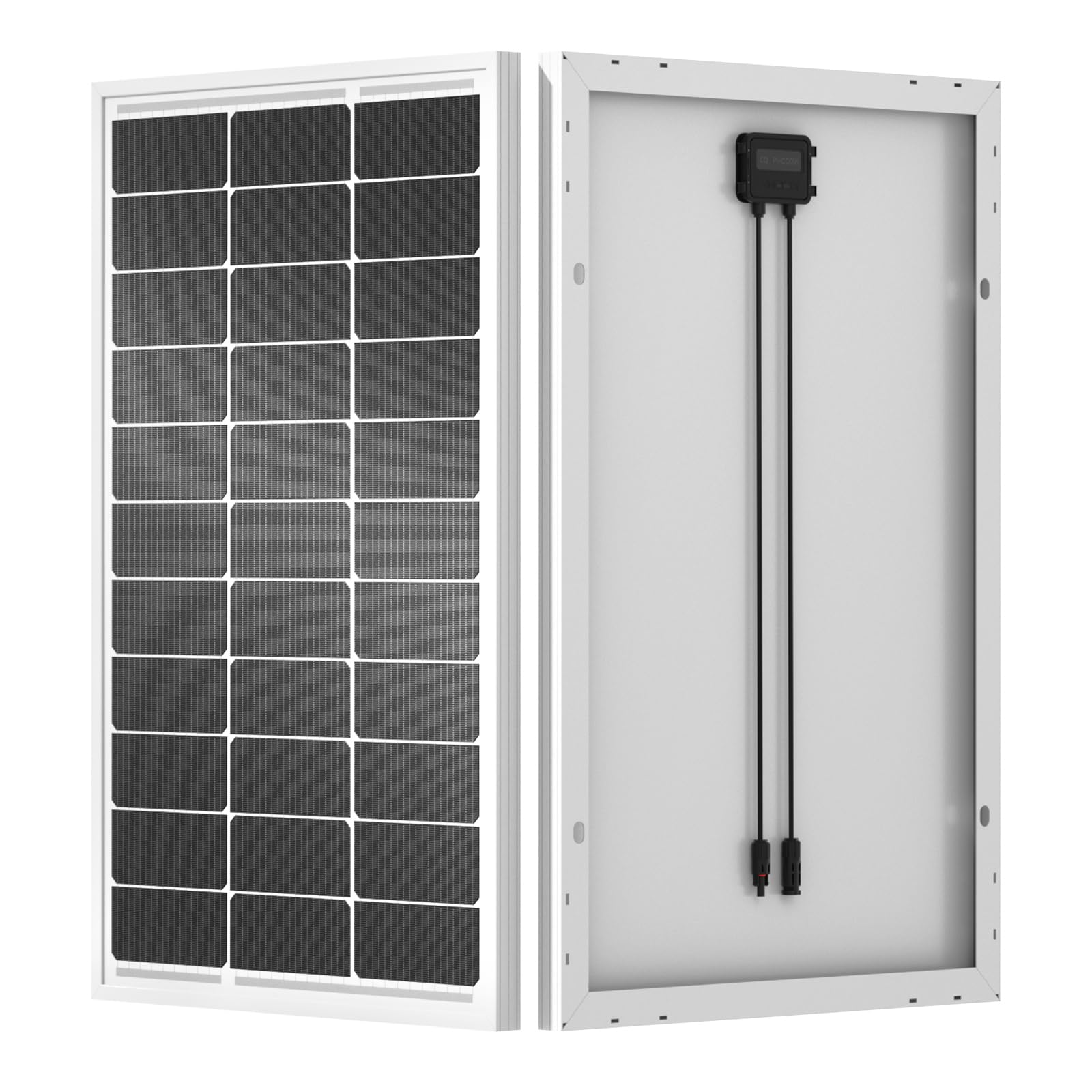 ECO-WORTHY 100 Watt Solar Panel 12 Volt Monocrystalline Solar Panel ...