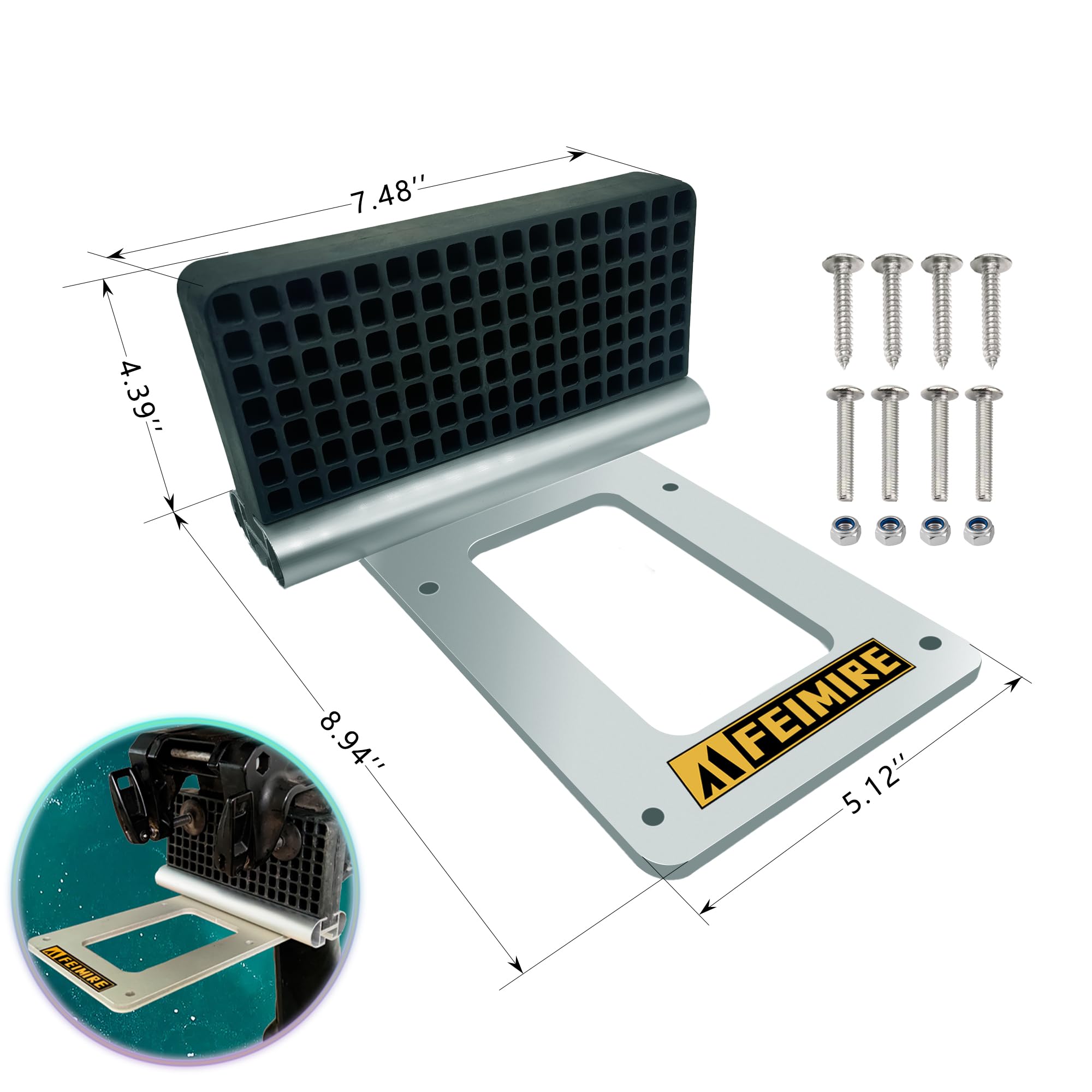 Mua Aluminium Universal Transom Trolling Motor Mount bracket for Kayak ...