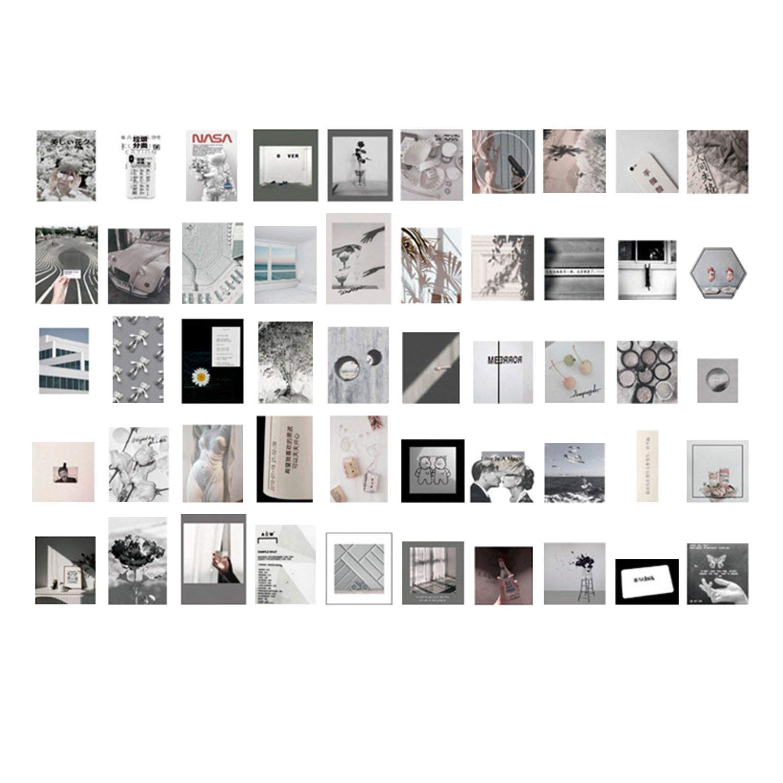 Buy 200pcs Aesthetic Photo Collage Kit for Wall Aesthetic - Aesthetic ...