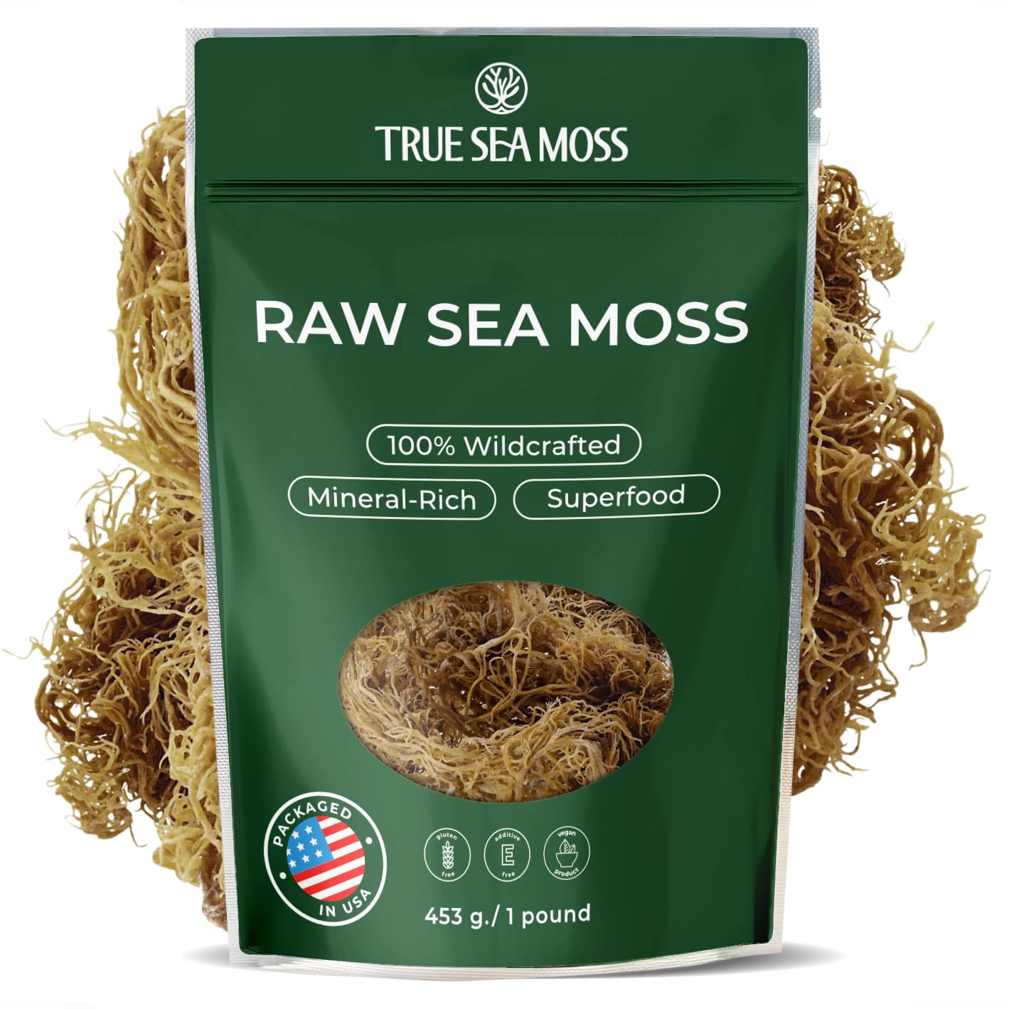 Sea Moss Raw - Wildcrafted Irish Sea Moss for Digestion and Gut Health ...