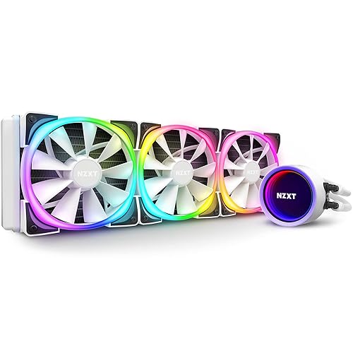 NZXT Kraken X73 RGB 360mm - RL-KRX73-RW - AIO RGB CPU Liquid Cooler - Rotating Infinity Mirror ...