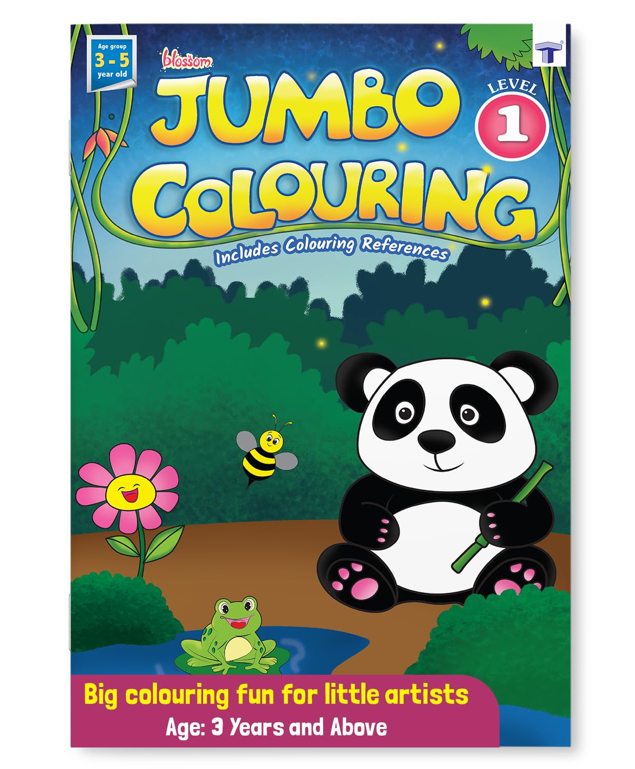 Mua Blossom Jumbo Creative Colouring Book | 3 to 5 years old Children ...