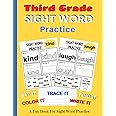 Third Grade Sight Word Practice: Say It, Color It, Trace It, Write It ...