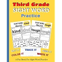 Third Grade Sight Word Practice: Say It, Color It, Trace It, Write It ...