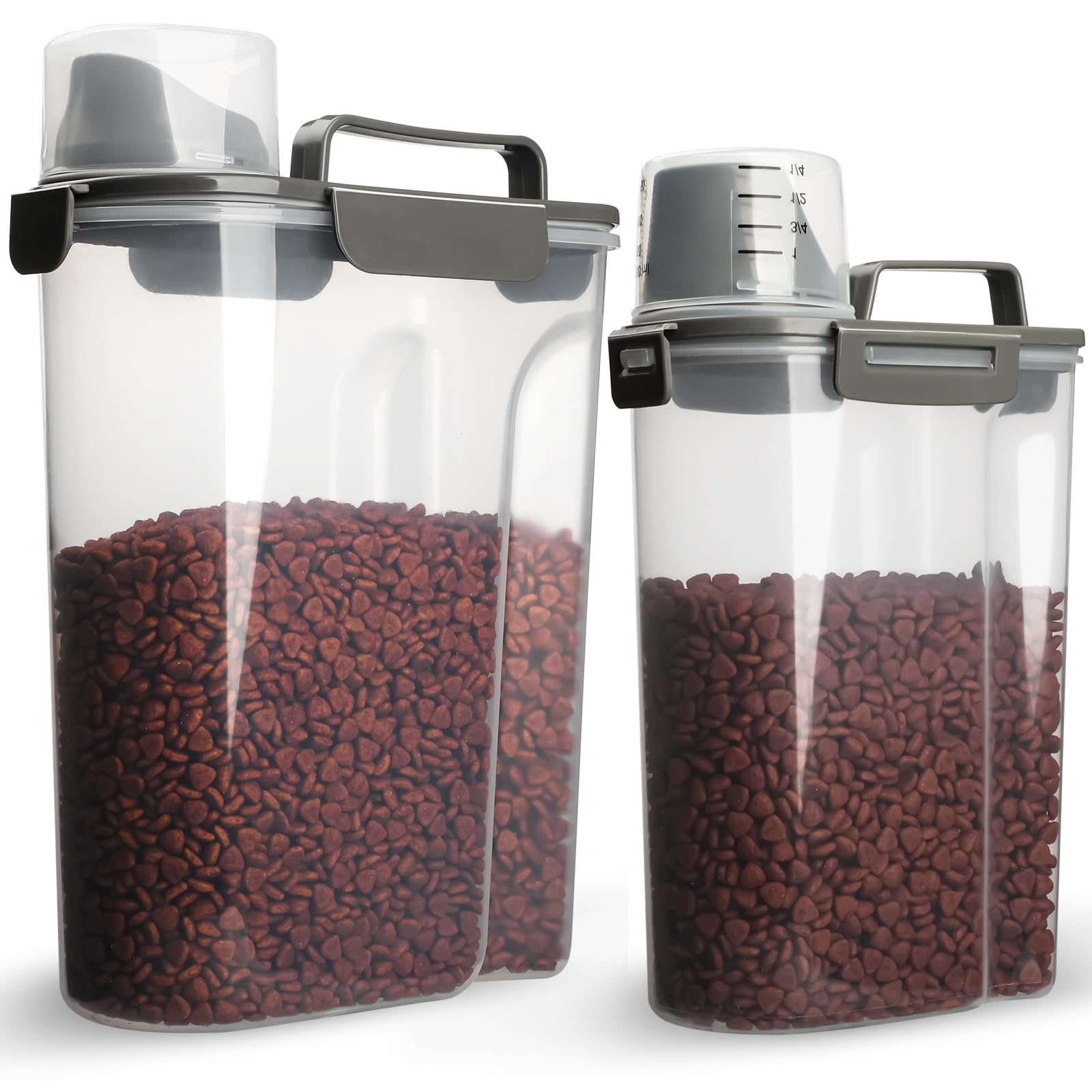 TIOVERY Dog Food Storage Container, 5-7 Lbs Airtight Pet Food Container ...