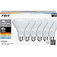 Feit Electric BR30 LED Flood Light Bulb, 65W Equivalent, Dimmable, 5CCT ...