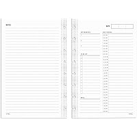 Amazon.com : TUL® Discbound Undated Daily Refill Pages, Junior Size, 2 ...