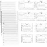 Amazon.com : 5 Pack Lettering Guide Stencil Set Straight Line Stencil ...