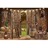 Amazon.com : Alltten 7x5ft Western Cowboy Backdrop Western Party ...