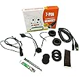 Amazon.com: The Helmet Shop 7-Pin Stereo Headset made for Harley ...