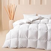 Amazon.com: DWR Pinch Pleat Down Feather Fibers Comforter California King Size, Ultra Soft ...