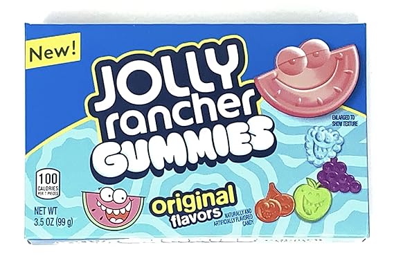 Amazon.com : Jolly Rancher Gummies Original Fruit Flavors Candy, 3.5oz ...