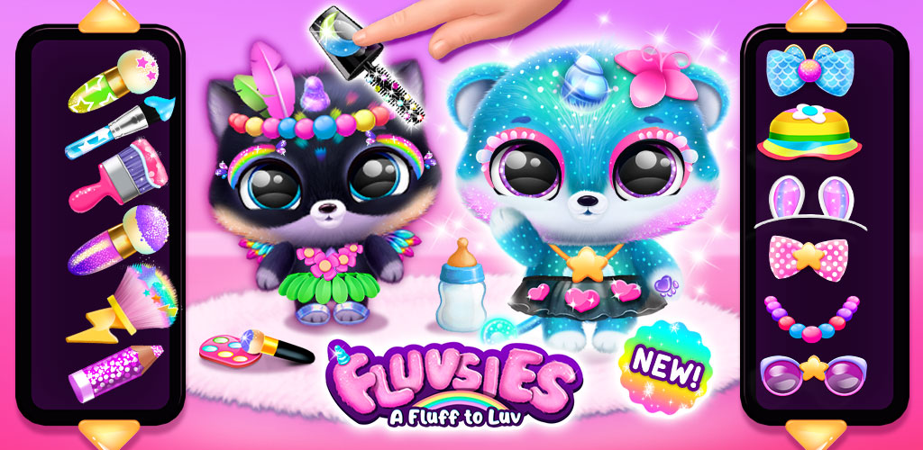 Fluvsies - A Fluff to Luv! Cute & Fluffy Pets for Kids:Amazon.com ...