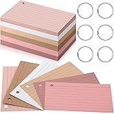 Amazon.com : Epakh 300 Pieces Back to School Index Cards 180 GSM Thick ...