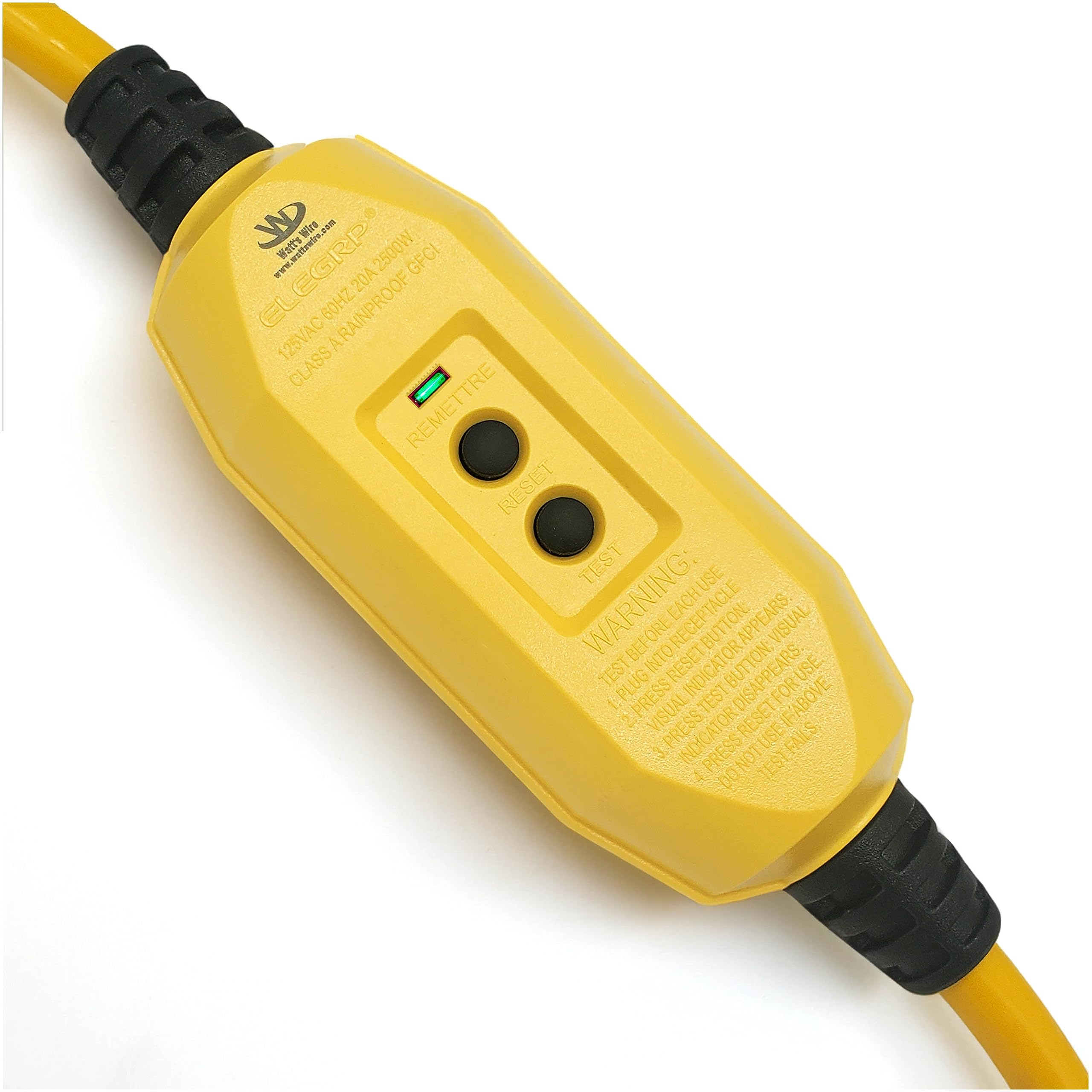 50 Ft - GFCI 12 Gauge Heavy Duty Extension Cord - SJTW - Indoor/Outdoor ...