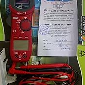 Meco 27-Auto Digital Clamp Meter, Red: Amazon.in: Industrial & Scientific