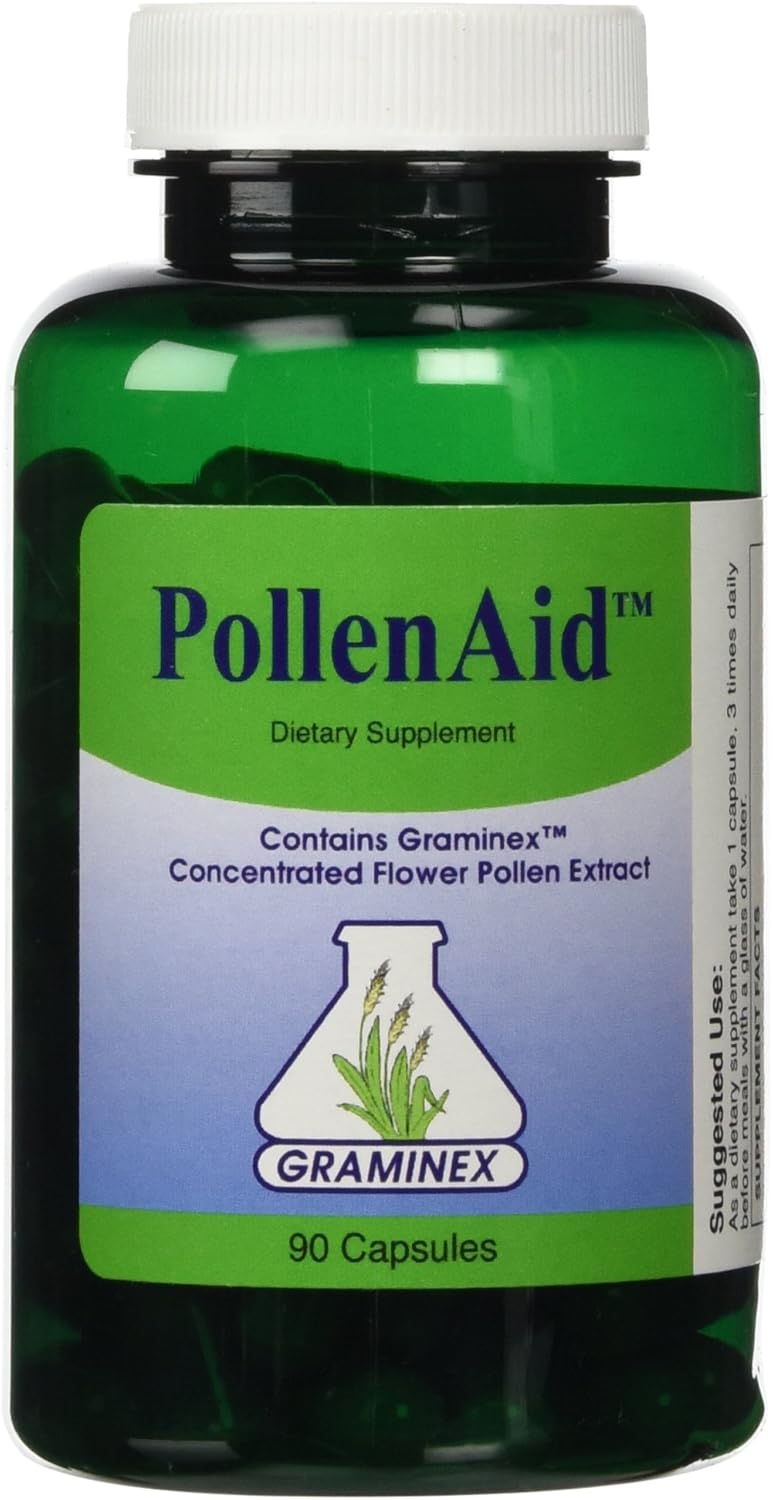 Graminex Pollenaid Flower Pollen Extract, Natural Source of Phytosterol ...